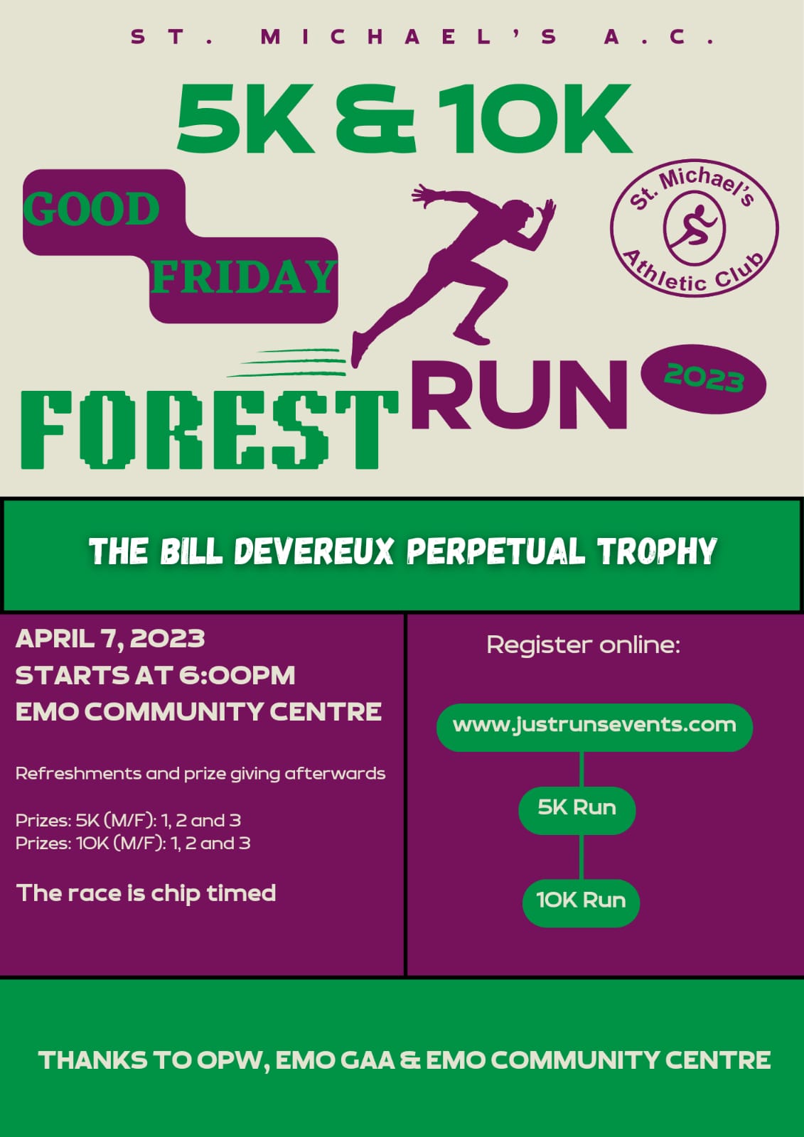 St. Michael's AC Forest Run 5k & 10k 2023